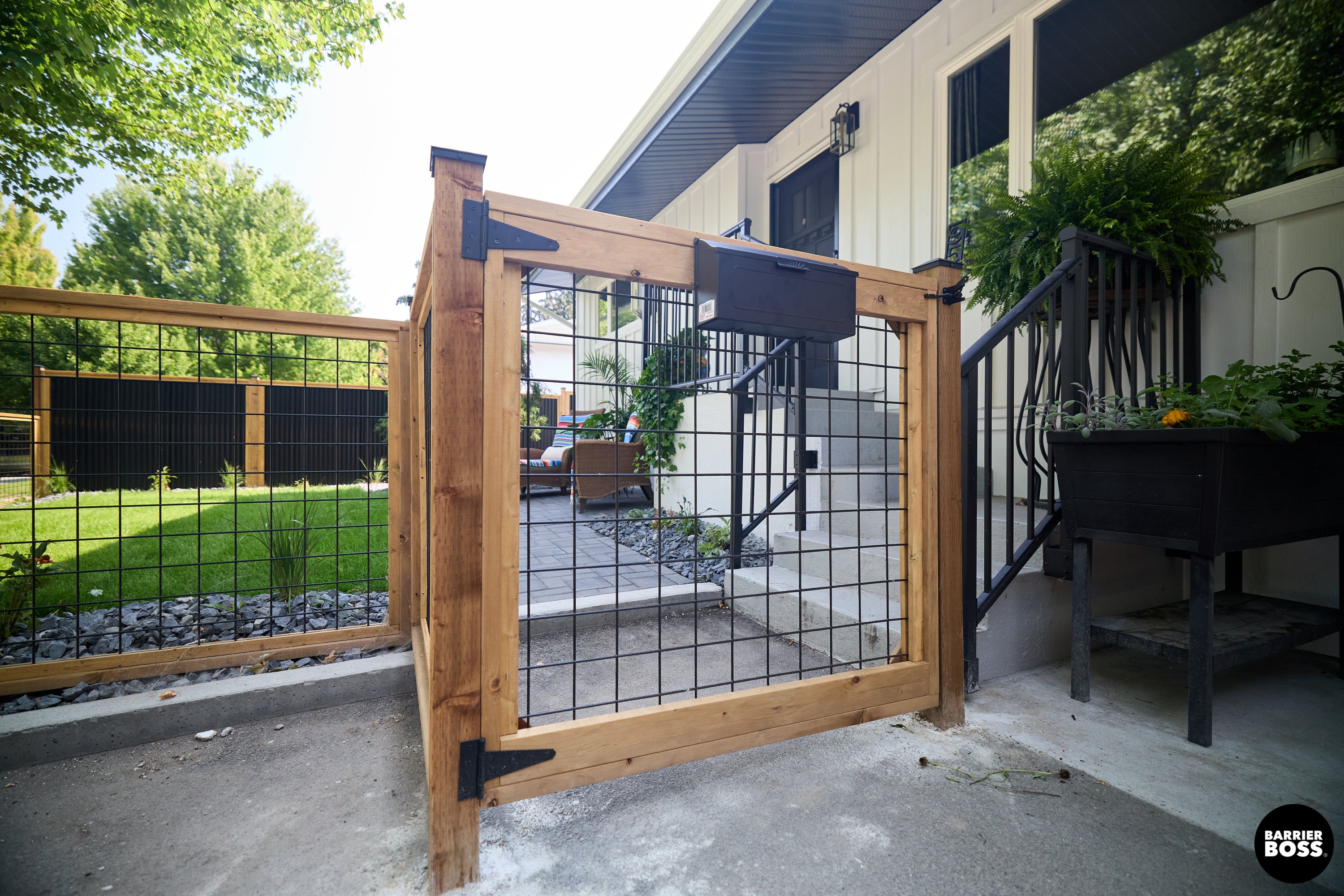 The Badlands Corten Steel Fence | Durable Weathered Metal Panels